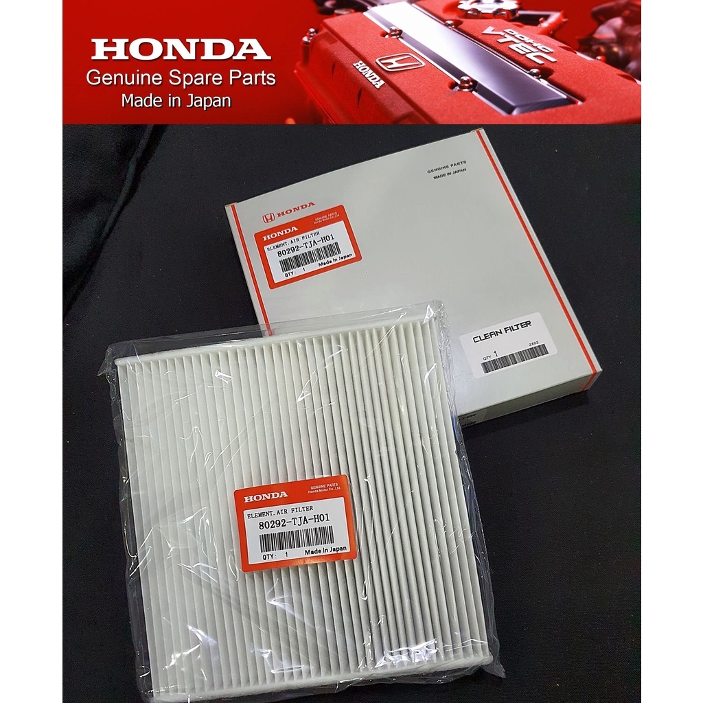 Cabin Filter Genuine Honda City / Jazz / Brio / Mobilo / Civic / CR-V / BR-V / HR-V 80292-TJA ...