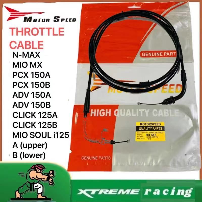 Throttle Cable Motor Speed For CLICK 125A/B PCX 150A/B ADV 150A/B N-MAX ...