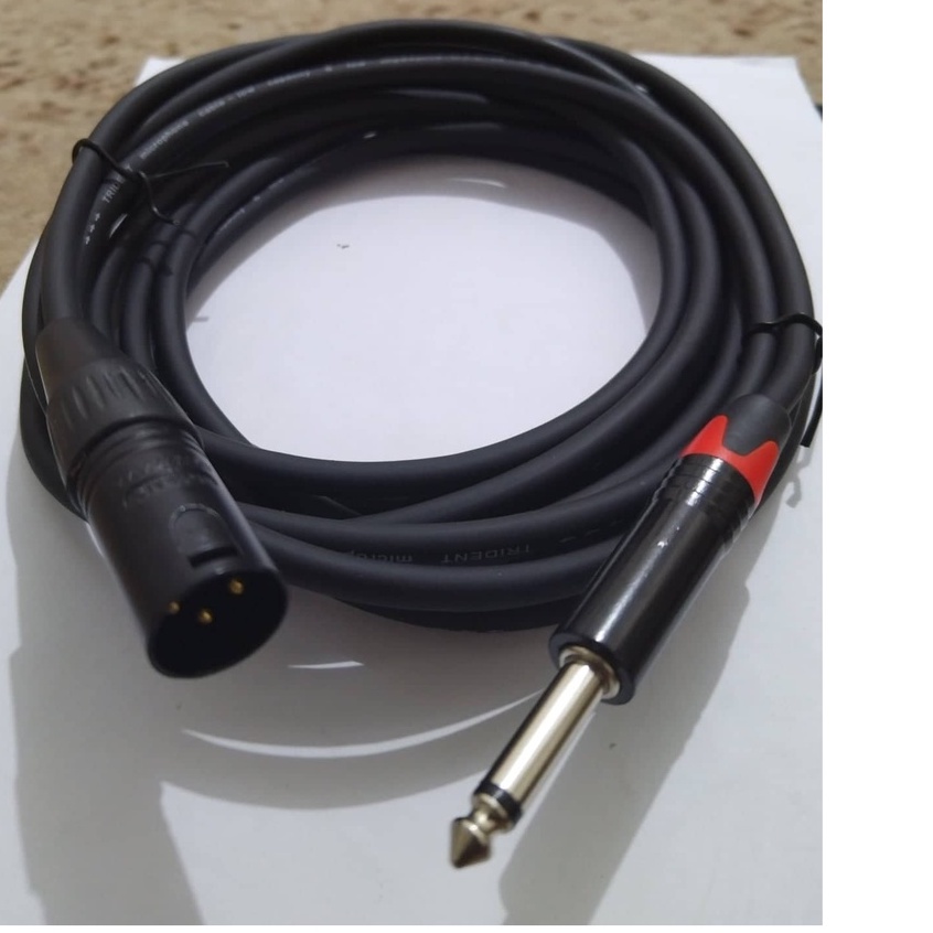 XLR Male to PL Mono Plug Cable heavy duty | Shopee Philippines