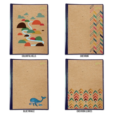 Stradmore Eco WirePin Binder / Zipbook S18 15 x 21 cms (Assorted Only ...