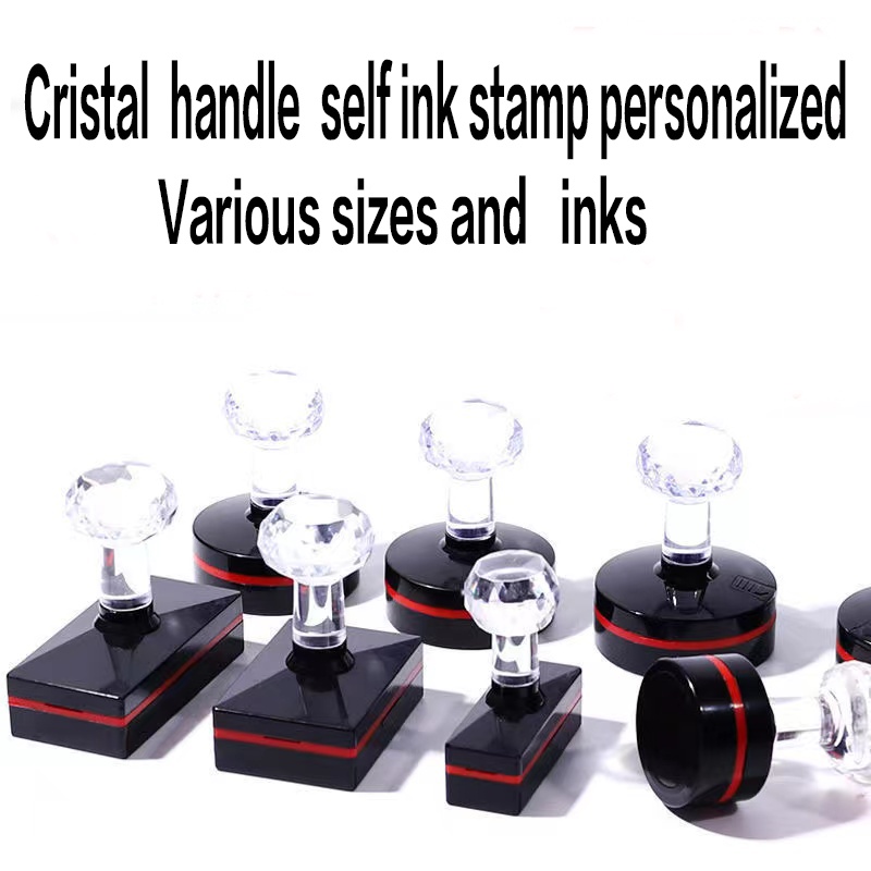 Personalized Crystal Stamp (Cutsom)ink【Free ink】 | Shopee Philippines