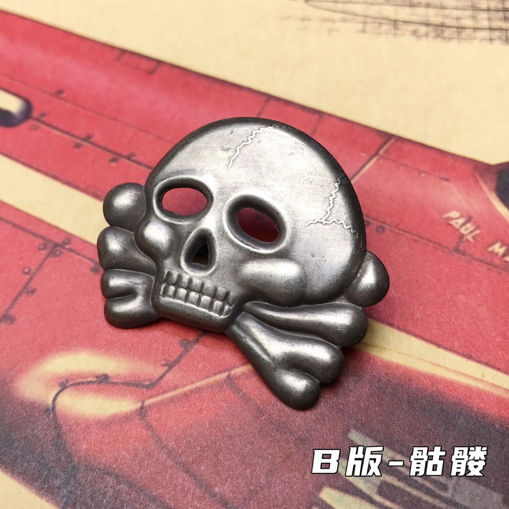 Vintage Prussian Skull Badge Iron Cross Empire Old-Fashioned Hat Pin ...