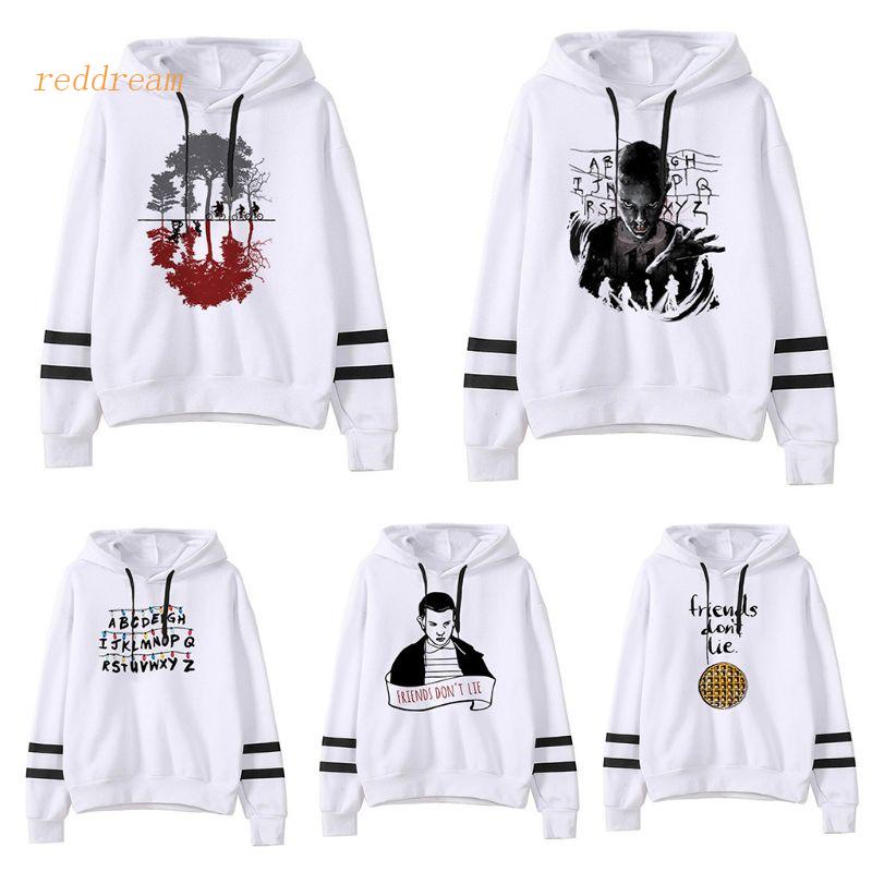 REDD Women's Drawstring Hooded Hoodies Casual Sweet Stanger Things ...