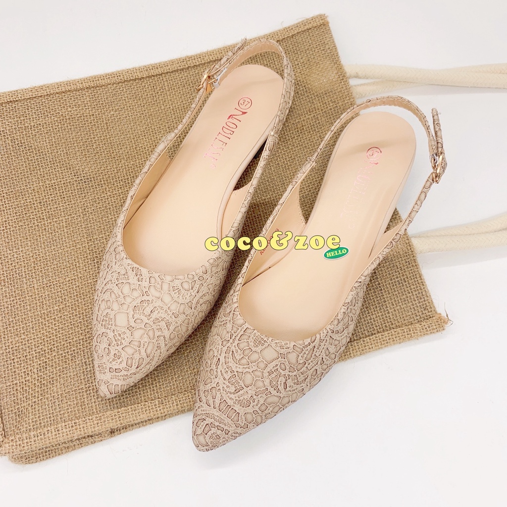 Women Pointed Closed Toe Slingback Flat Sandals | Shopee Philippines