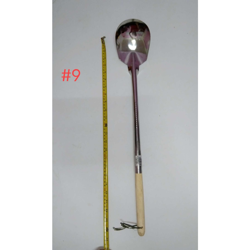 KES high quality stainless steel big sandok with wood handle COD ...