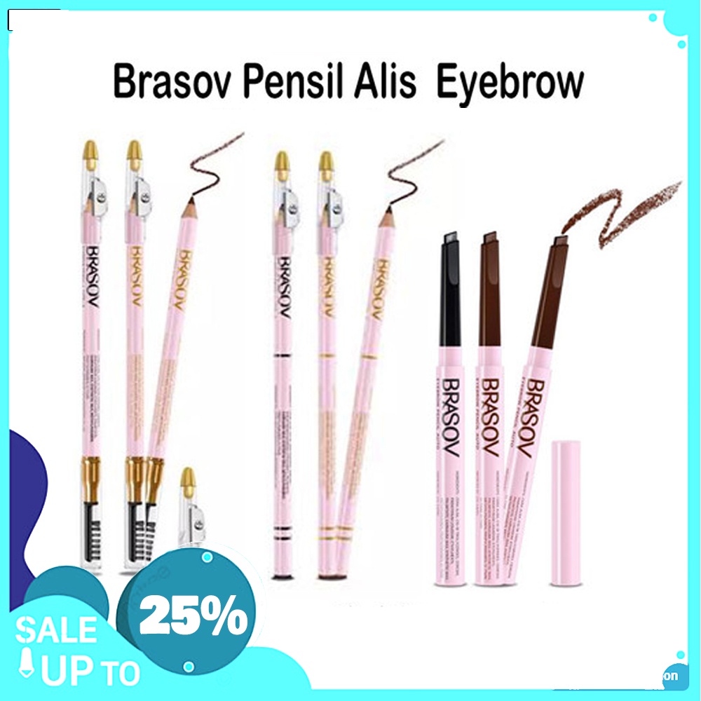 Brasov Eyebrow Pencil 2IN1 Eyebrow Pencil+Pigmented Sharpener Original ...