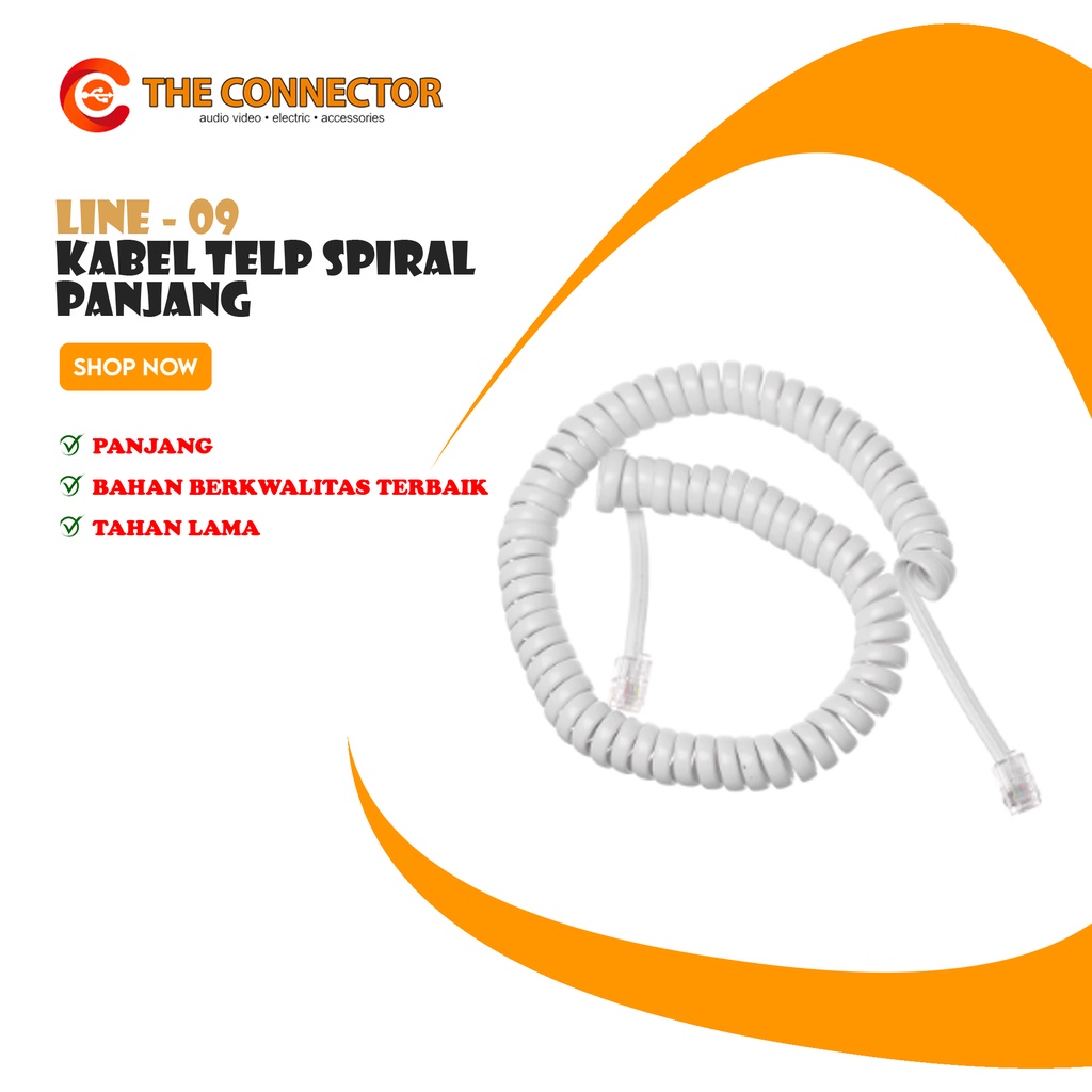 Long SPIRAL Phone Cable | Shopee Philippines