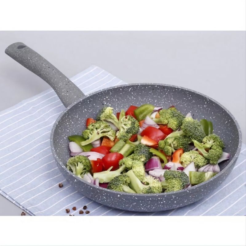 Marble Coating Non-stick Frying pan | Shopee Philippines