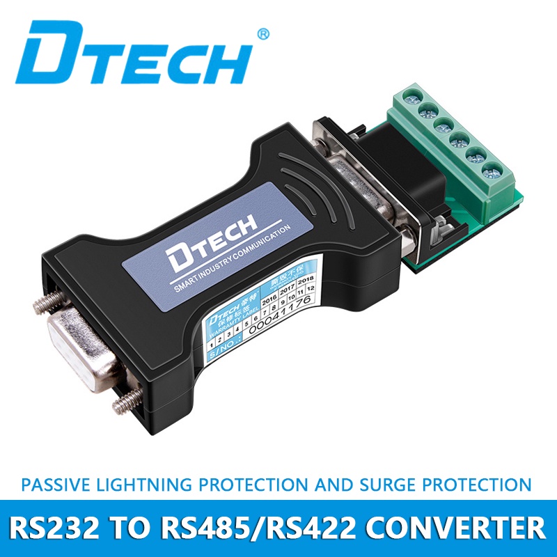 DTECH 232 To 485/422 Converter Industrial Grade Passive Isolation Serial Protocol Module ...