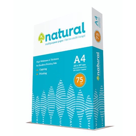 A4 Natural 75 GSM / HVS printing paper | Shopee Philippines