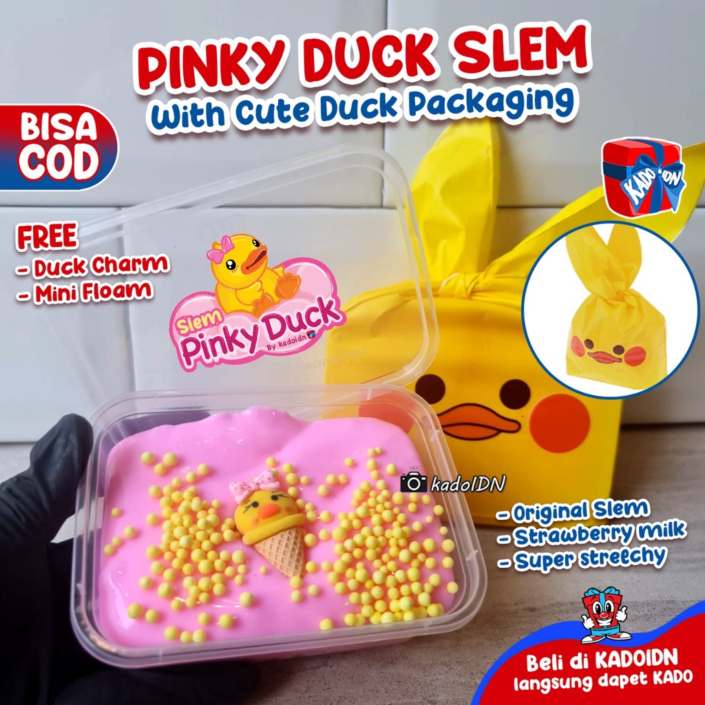 Pinky duck slaim/selem duck / original With Unique duck packing by kado ...