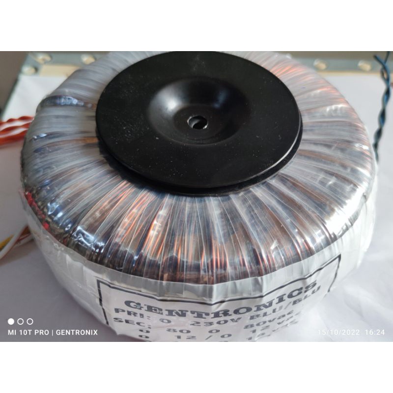 toroidal transformer 80 0 80vac custom made (diy) 100%purecopper wire ...