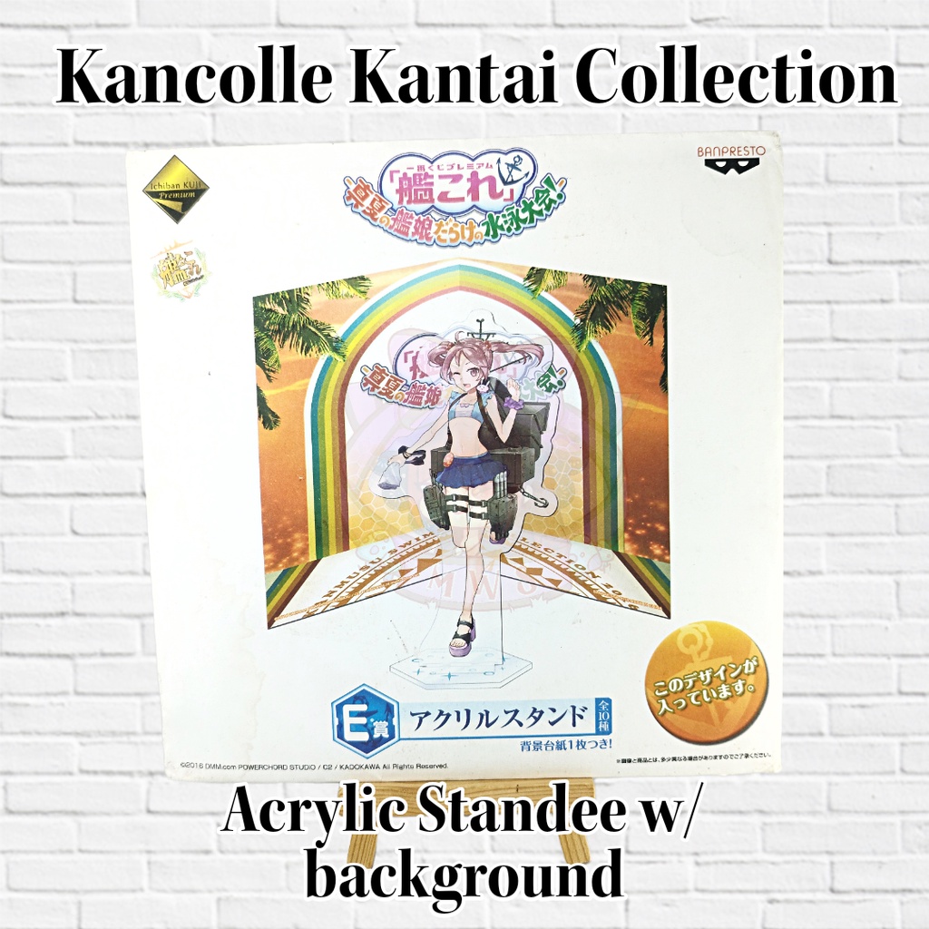 Kancolle Kantai Collection Acrylic Standee with background Kadokawa ...