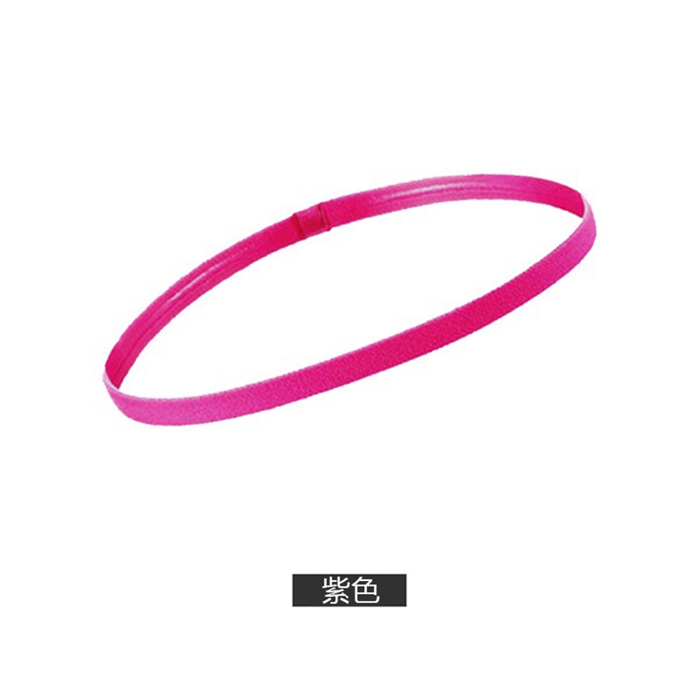 Classic Elastic Silicone Sports Headbands Summer Unisex Anti Slip