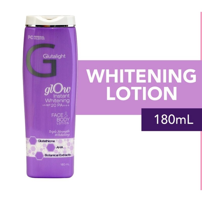 PC Glutalight Glow Instant Whitening Face & Body Lotion SPF 20PA ...