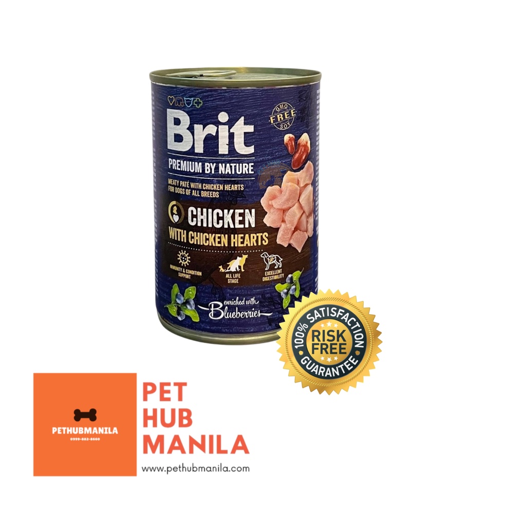 Brit Chicken Premium by Nature Wet Dog Food 400g | Shopee Philippines