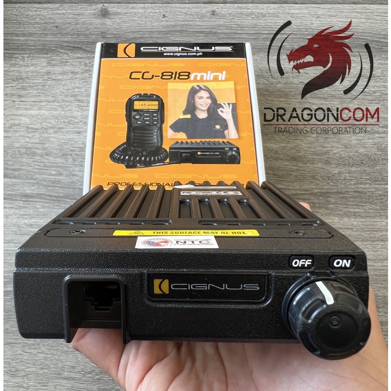 Cignus CG818 Mini or CG-818 Mini Single Band Mobile Base Radio | Shopee ...