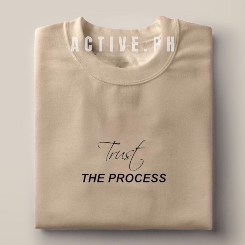 TRUST THE PROCESS Oversized Minimalist Aesthetic Statement Shirt/Tshirts/Tees Unisex COD ...