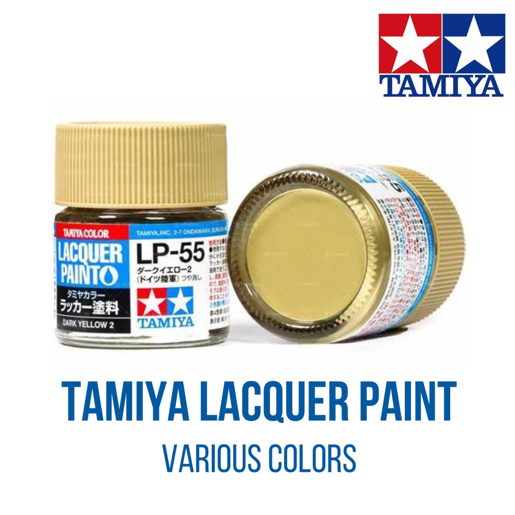 Tamiya Lacquer Paint 10ml Airbrush Brush Various Colors Acrylic ...
