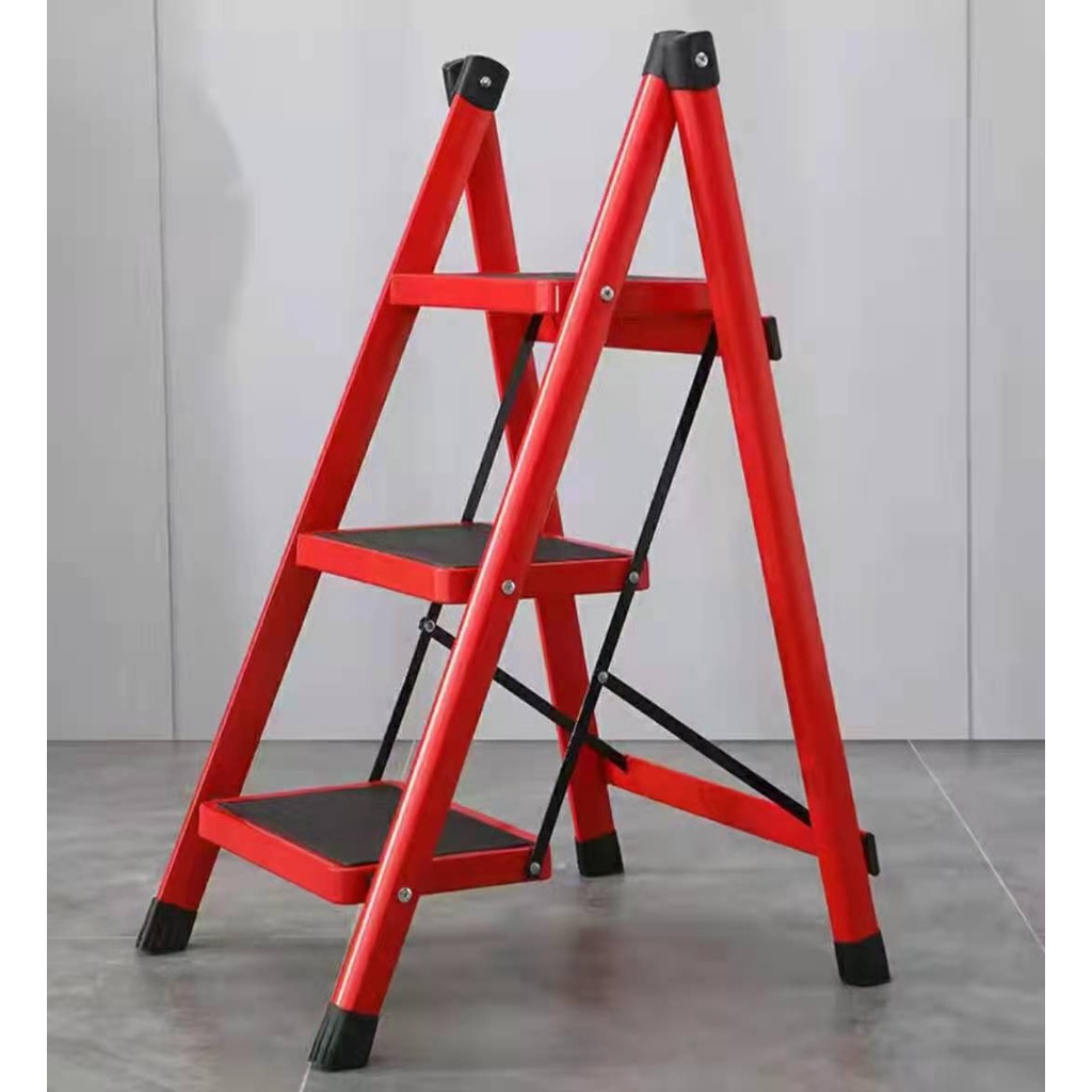 Lightweight Folding Four-Step Ladder Non-slip Portable and Versatile ...