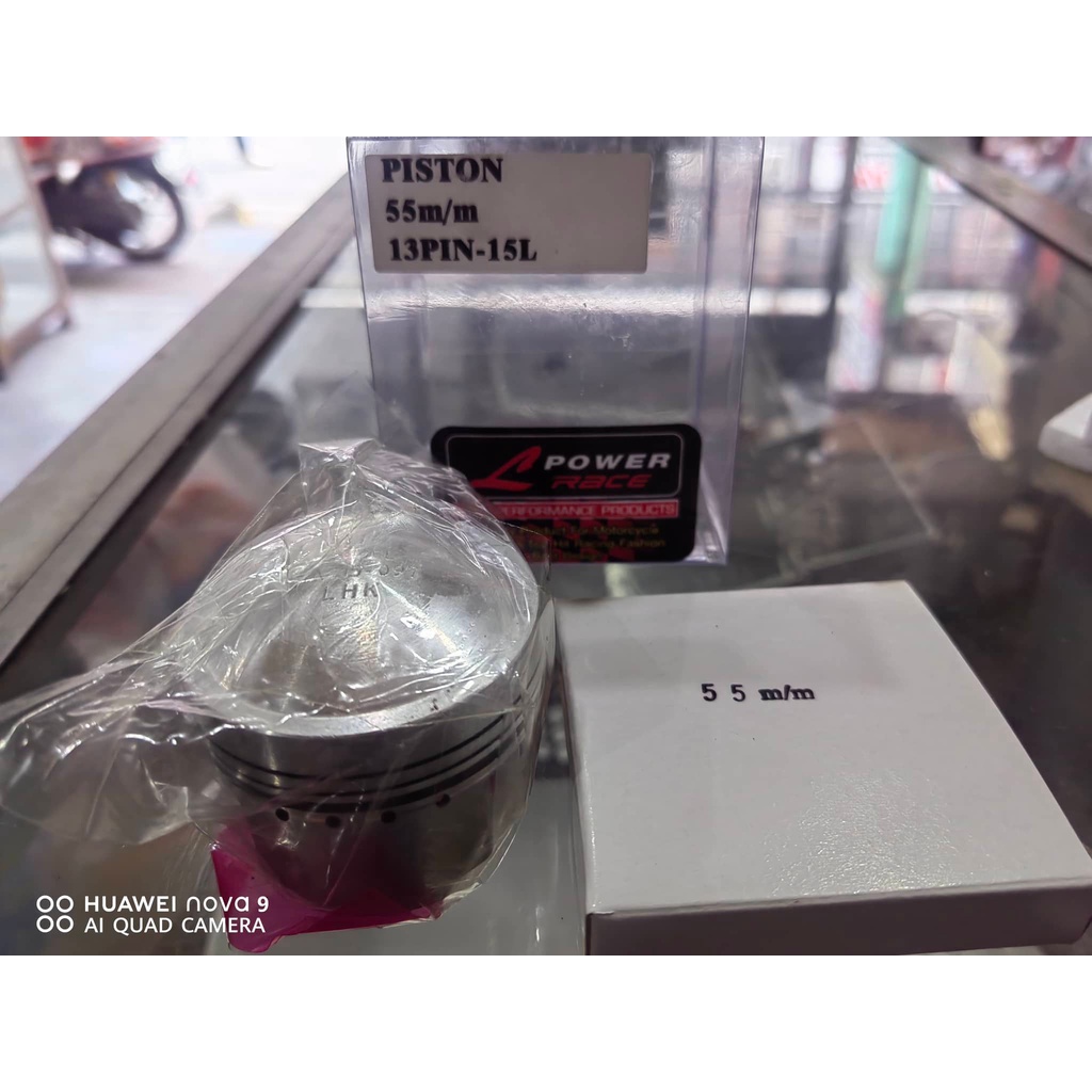 55mm piston pin 13 blank piston LHK brand for mioi125 / wave / beat ...