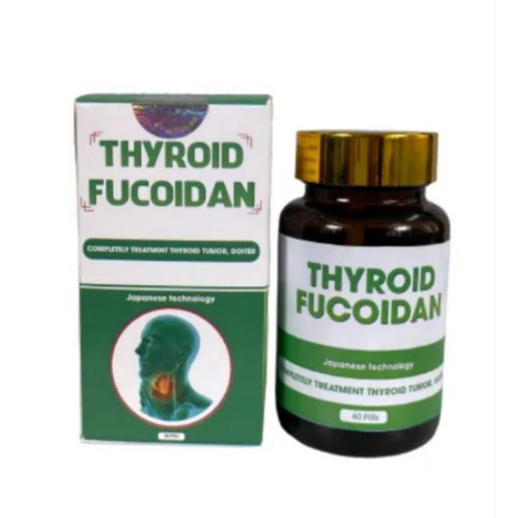 Thyroid Fucoidan 40's & New Packaging Treat Goiter, Thyroid Cancer ...
