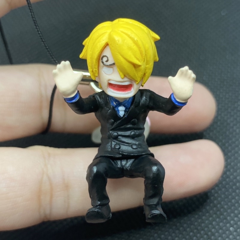One Piece Vinsmoke Sanji Figure Charm Sanji Negative Strap One Piece ...