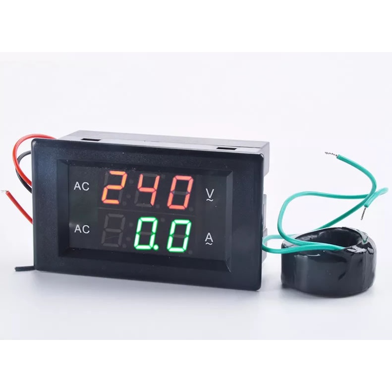 Led Display Volt Amp Meter Digital Voltmeter Ammeter with Transformer ...
