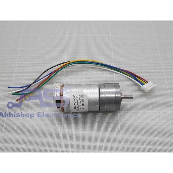 High Speed DC Motor 25GA370 12V 1000RPM w/ Encoder | Shopee Philippines