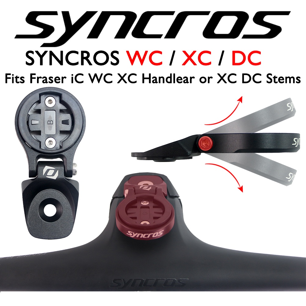 SYNCROS -20 Degree Integrated Handlebar/Stem WC / XC / DC Adjustable Angle Top Cap Alloy ...
