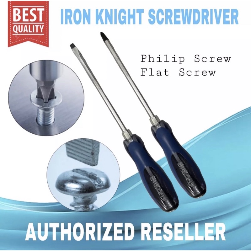 IRON KNIGHT SCREWDRIVER FLAT SCREW AND PHILIP SCREW MAGNETIC HEADS ...