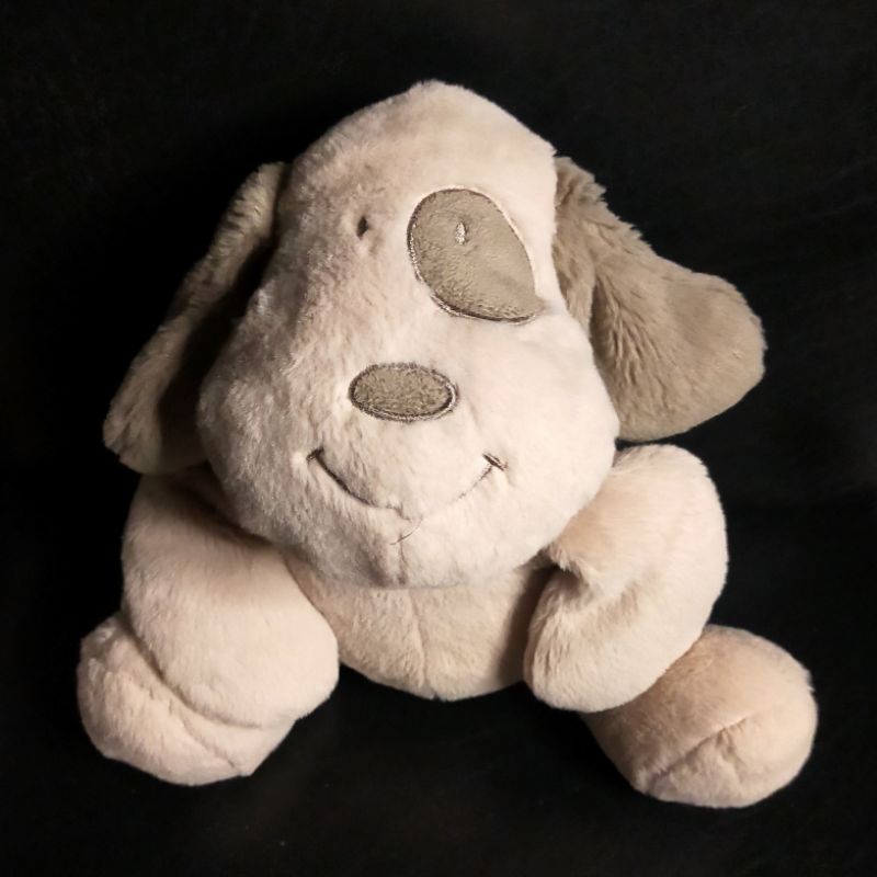 Cute Gray Dog Plush Toy | Shopee Philippines