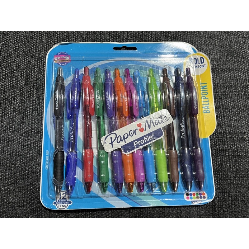 Paper Mate Profile Retractable Ballpoint Pens, Bold Point (1.4mm ...