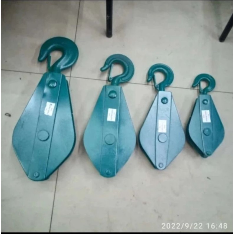 Snatch BLOCK 2 Ton / 5" / Hoist 2 Ton weka manual pulley | Shopee ...