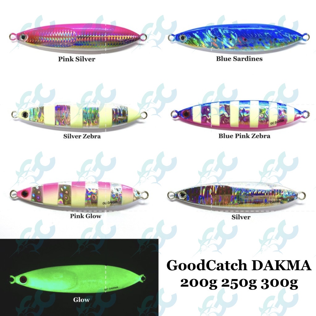 GoodCatch GC DAKMA 200g 250g 300g Metal Jig Lure | Shopee Philippines