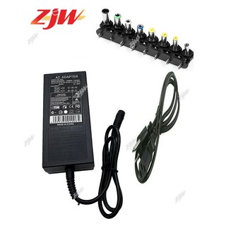 ZJW 96W Universal Power Supply Charger 8 Tips For PC Laptop AC/DC Power ...
