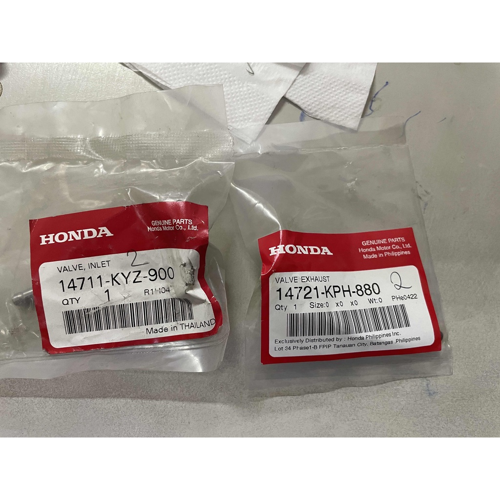 Honda Genuine Intake / Exhaust Valve for XRM125 Fi and RS125 Fi SOLD ...