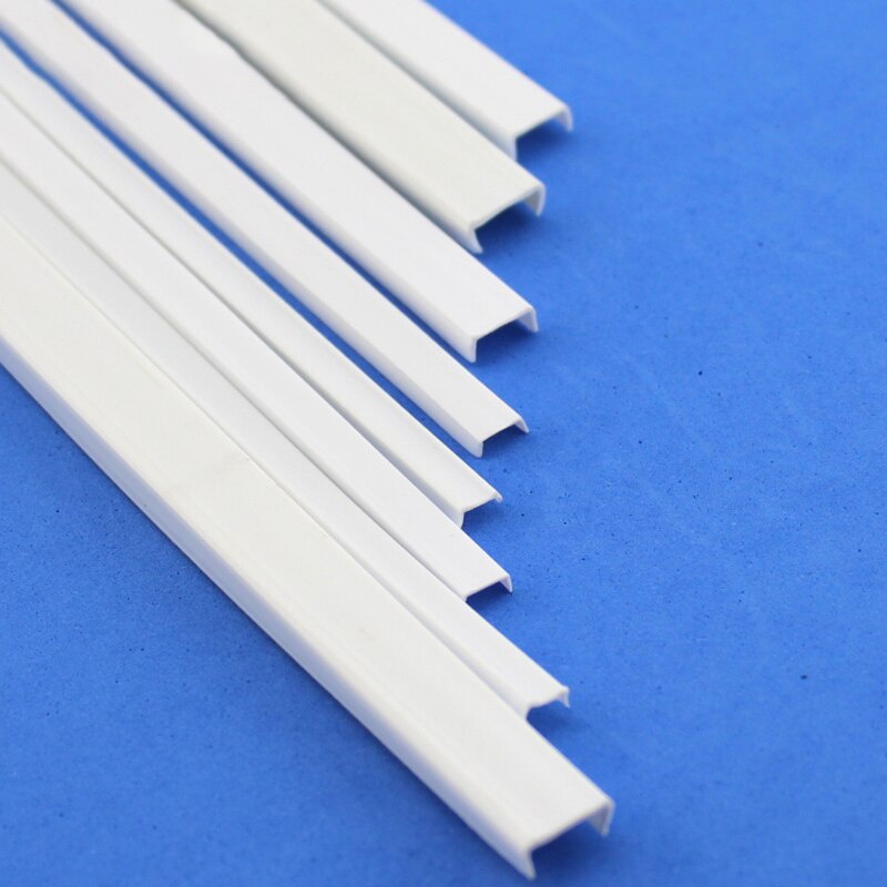 U-shaped ABS plastic strip DIY model transformation parts, building ...