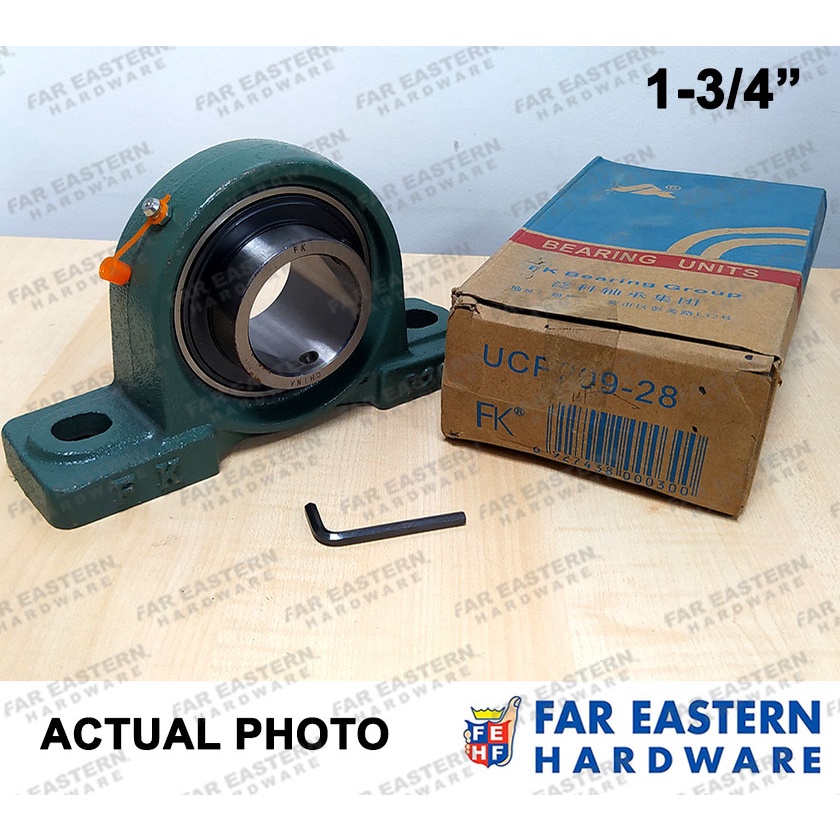 FK UCP Pillow Block Bearing 1/2” 5/8” 3/4” 1” 1-1/8” 1-1/4” 1-1/2” 1-3/ ...