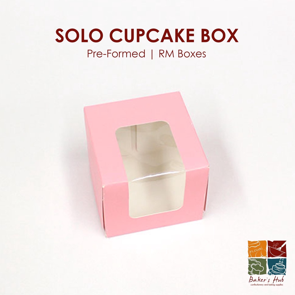 Pre-Formed Solo Cupcake Box (no holder) | Shopee Philippines