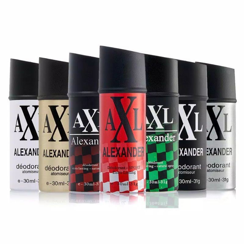 Axl ALEXANDER DEODORANT SPRAY 30ML (Small) | Shopee Philippines