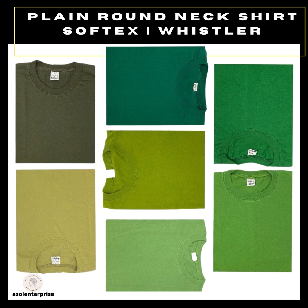 Softex Whistler Southport | KIDS | Plain Round Neck Shirt | Shades of ...