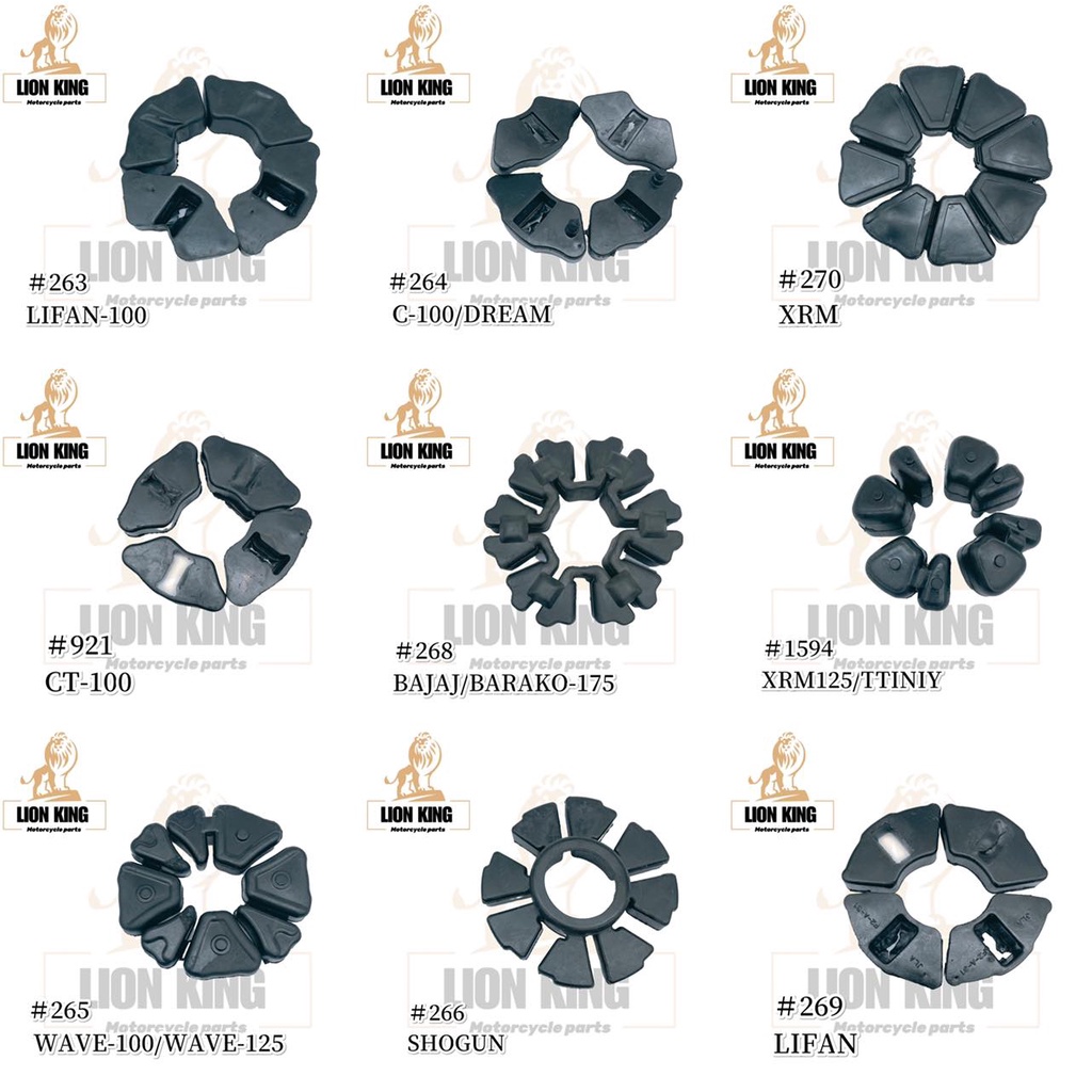 motorcycle rubber damper raider150.lifan.c100.wave125.wave100.shogun ...