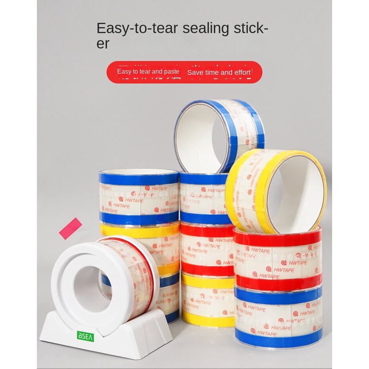 Easy-Tear Sticker Sealing Baking Packing Tape Drink Cup Milk Tea ...