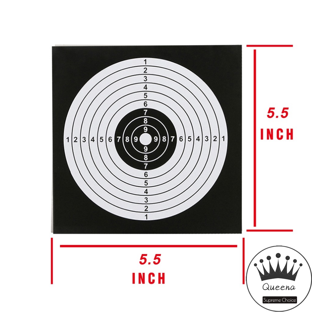 14CM x 14CM BB Gun Paper Targets for Shooting Target Trap Holder , Pack ...