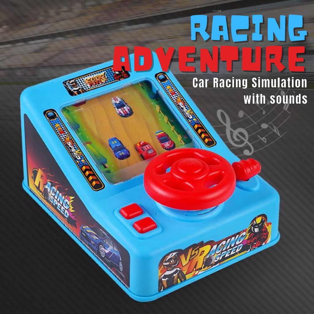 BYJ Racing Big Adventure Driving Car Simulator Toy for Kids | Shopee ...