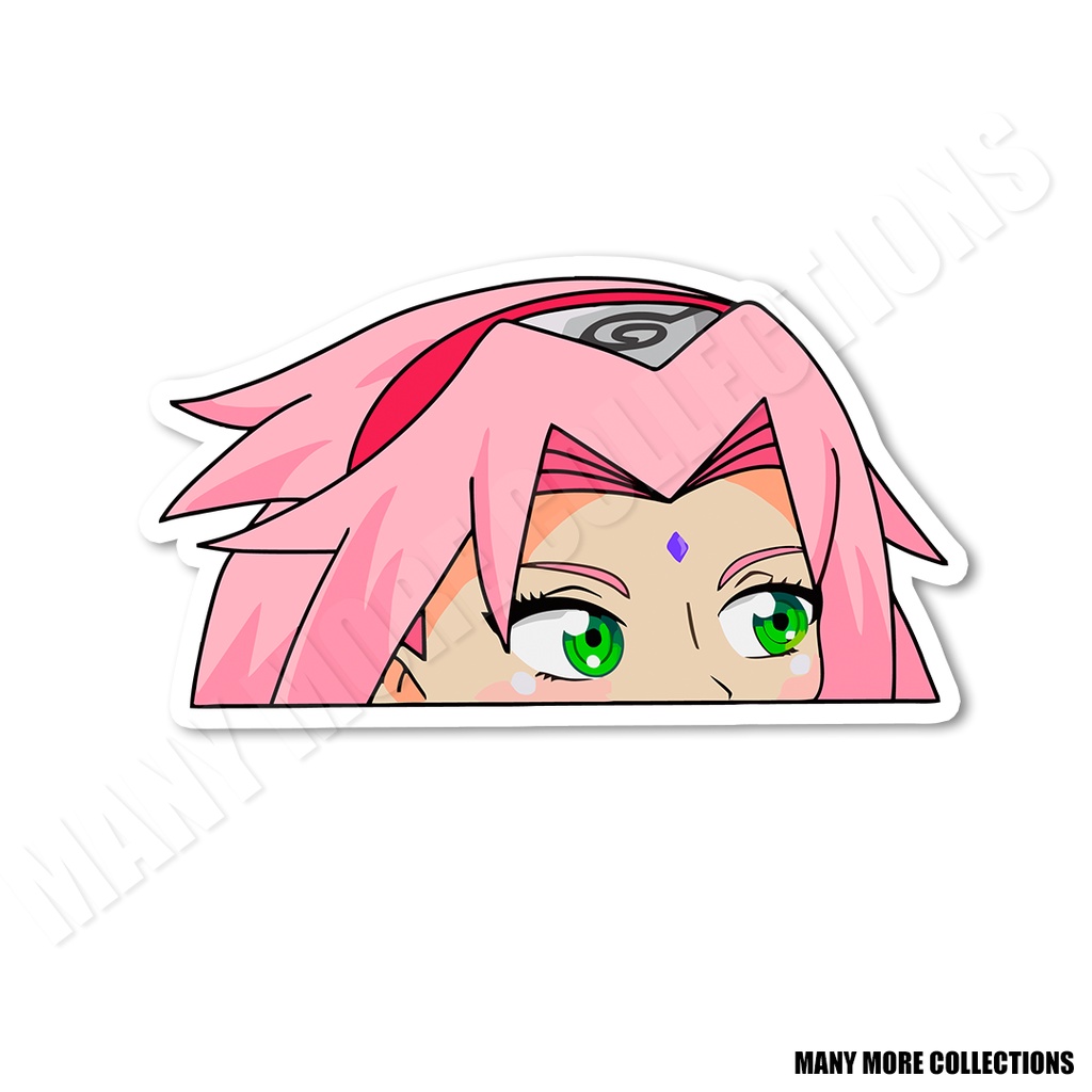 Naruto Anime Peeking Peeking Sticker | Shopee Philippines