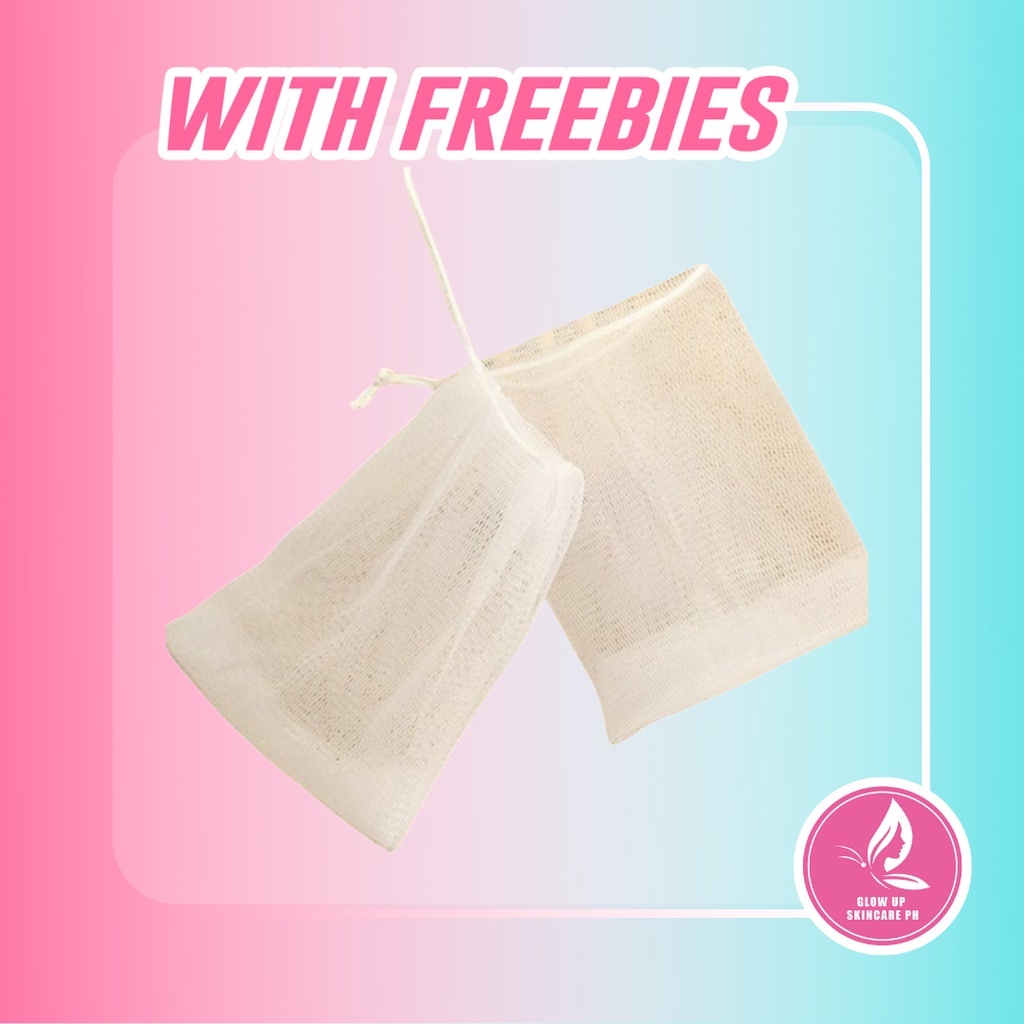 Exfoliating Mesh Soap Saver Bag Sack Face Cleansing Foaming Nets White