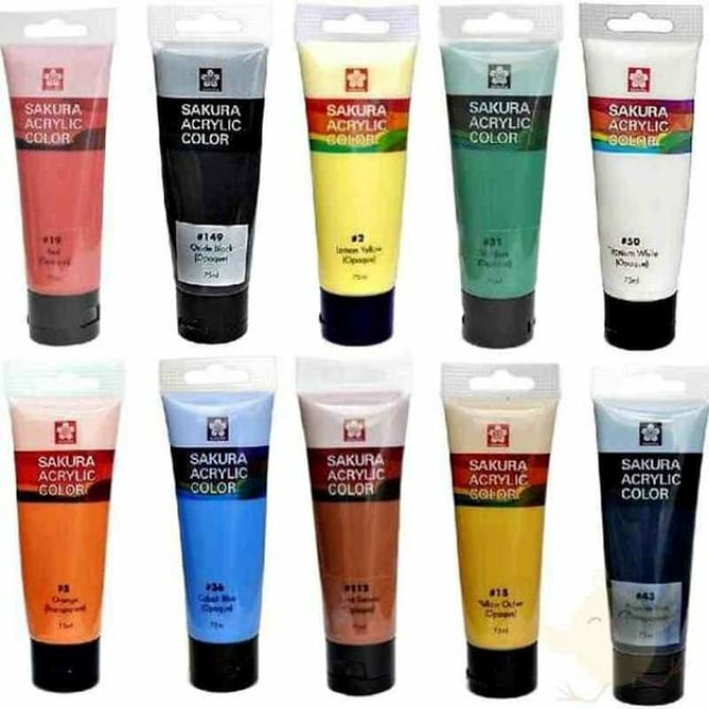 Acrylic Paint Sakura 20ml sold by piece | Shopee Philippines