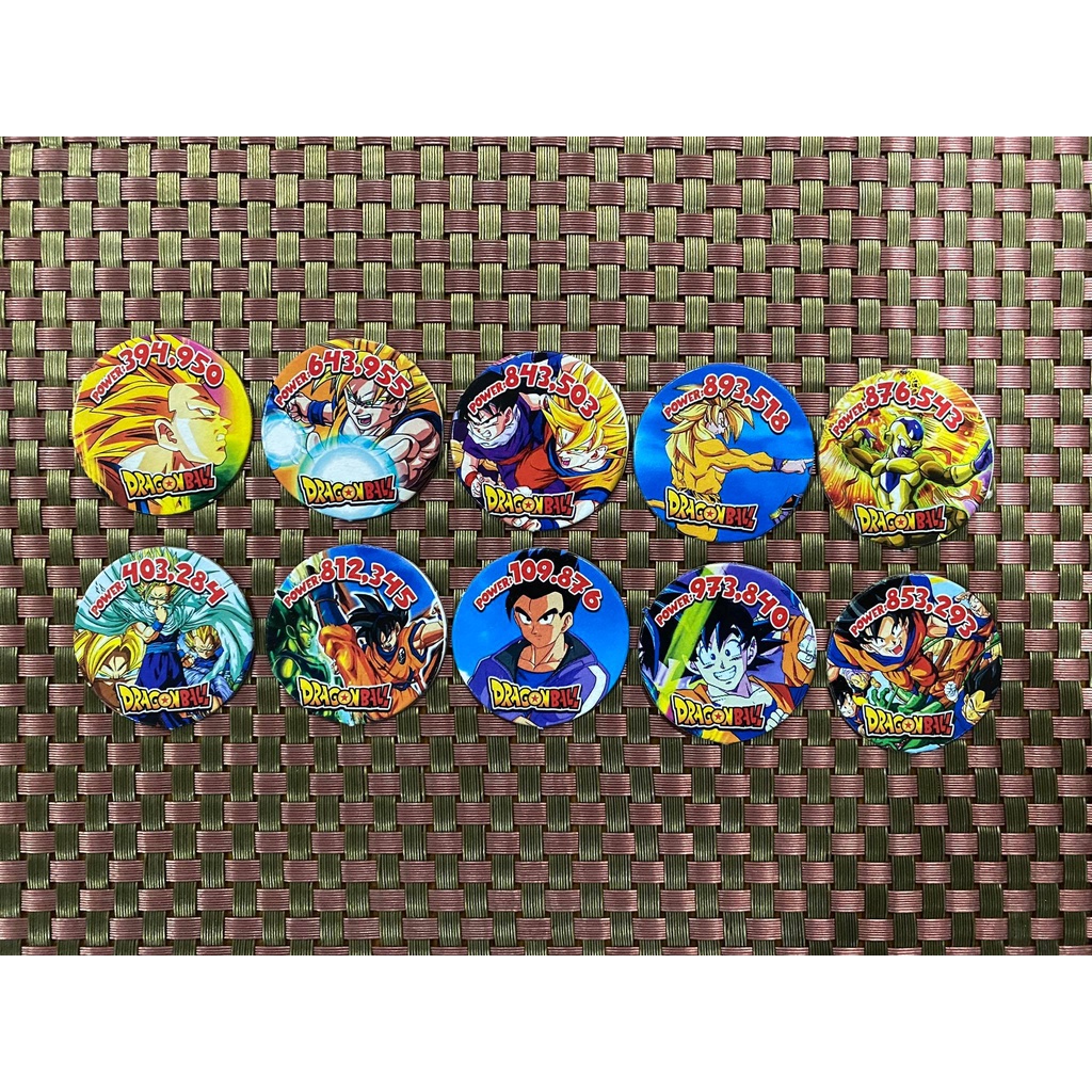 VOLTES 5 AND VOLTRON POGS REPACK - SET OF 10 - NARUTO, DRAGON BALL Z ...